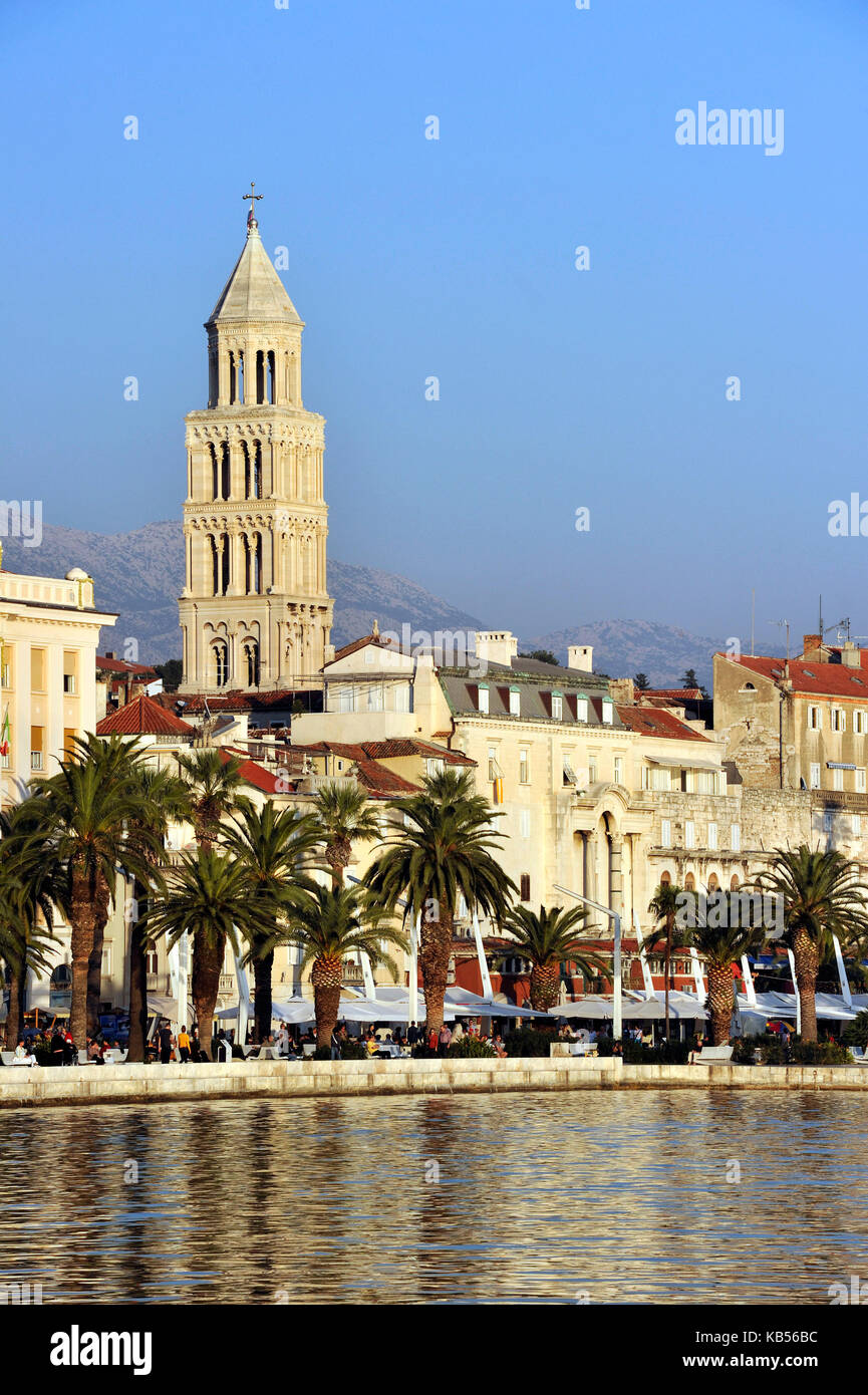 Croatia, Dalmatian coast, Split, old Roman city listed as World ...