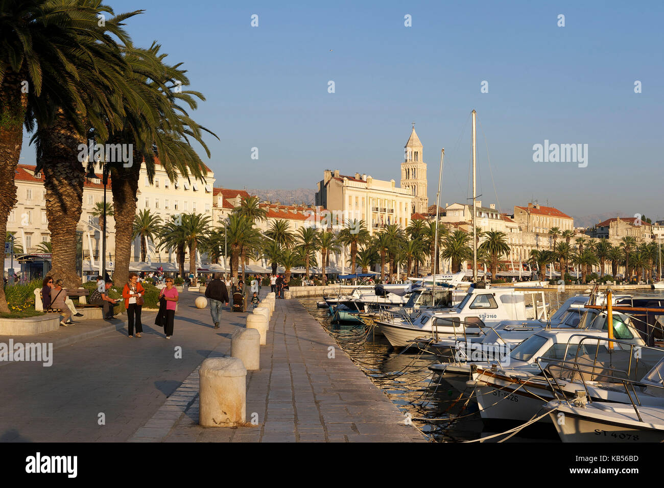 Croatia, Dalmatian coast, Split, old Roman city listed as World ...