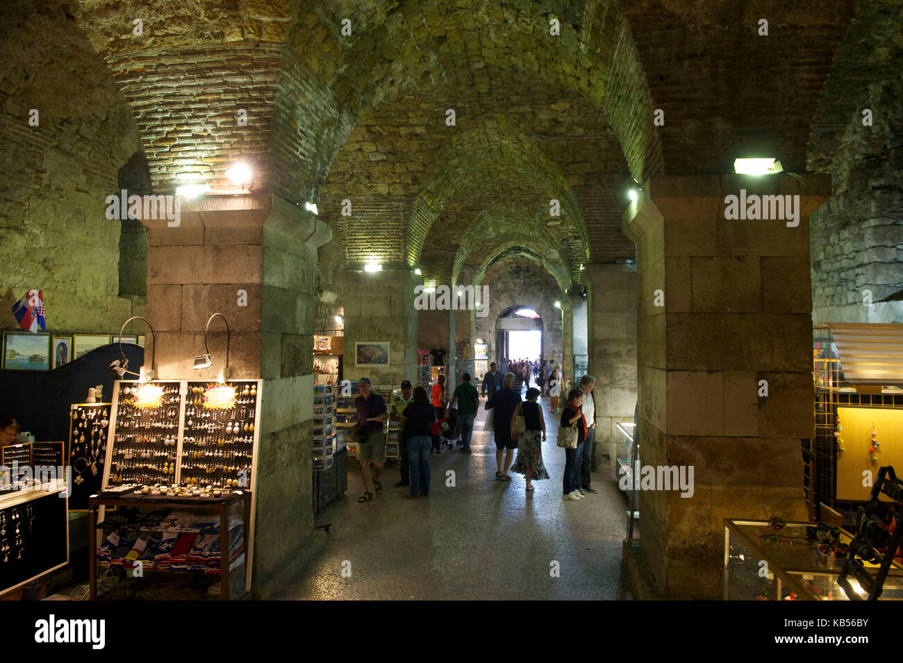 Croatia, Dalmatian coast, Split, old Roman city listed as World ...