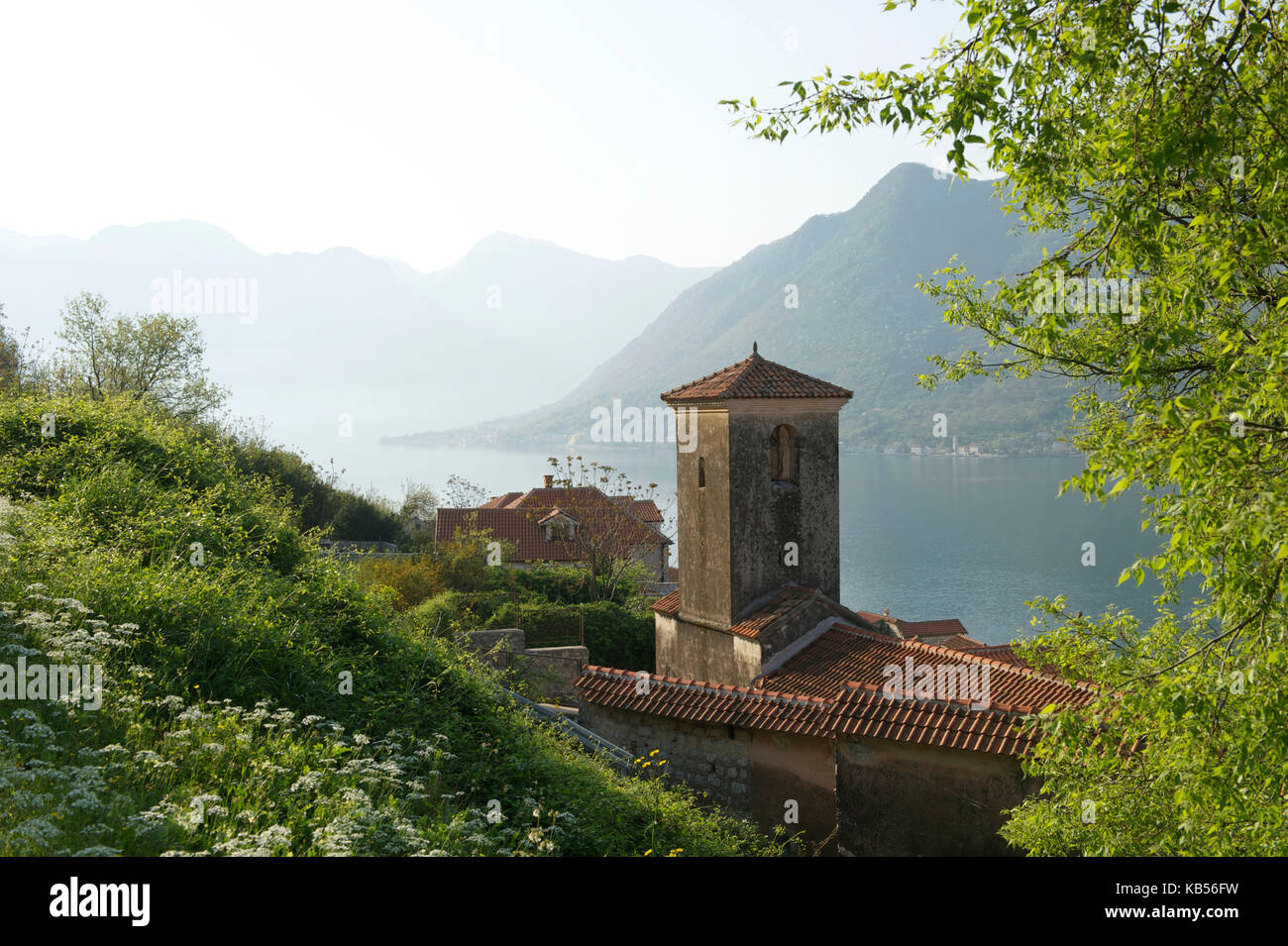 Montenegro, Adriatic coast, Kotor bay, Perast village Stock Photo - Alamy