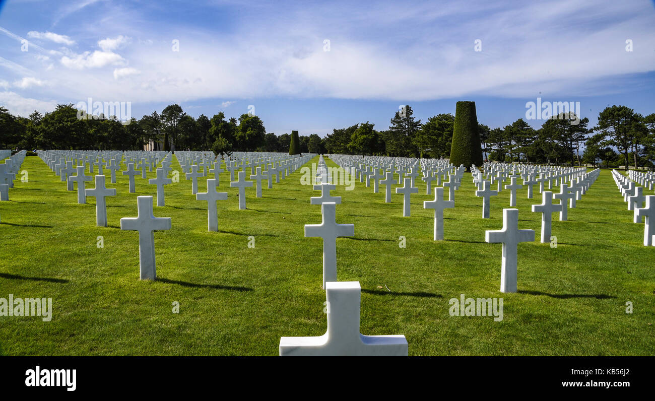 Crosses at Normandy Stock Photo - Alamy