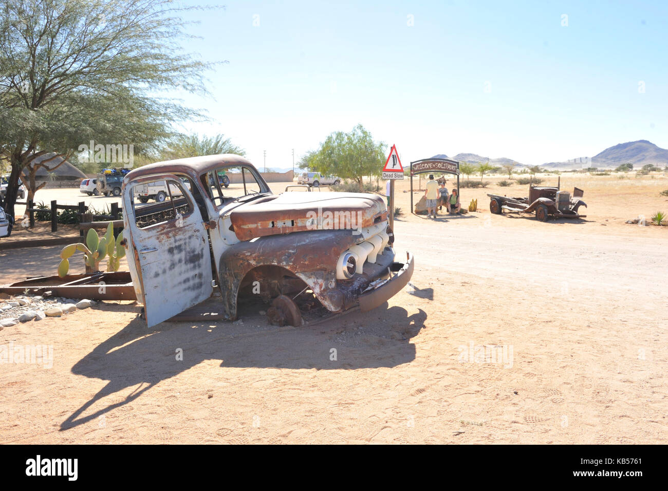 Namibia, Khomas Region, Solitaire petrol station Stock Photo - Alamy