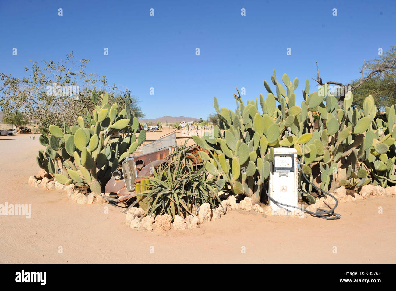 Namibia, Khomas Region, Solitaire petrol station Stock Photo - Alamy