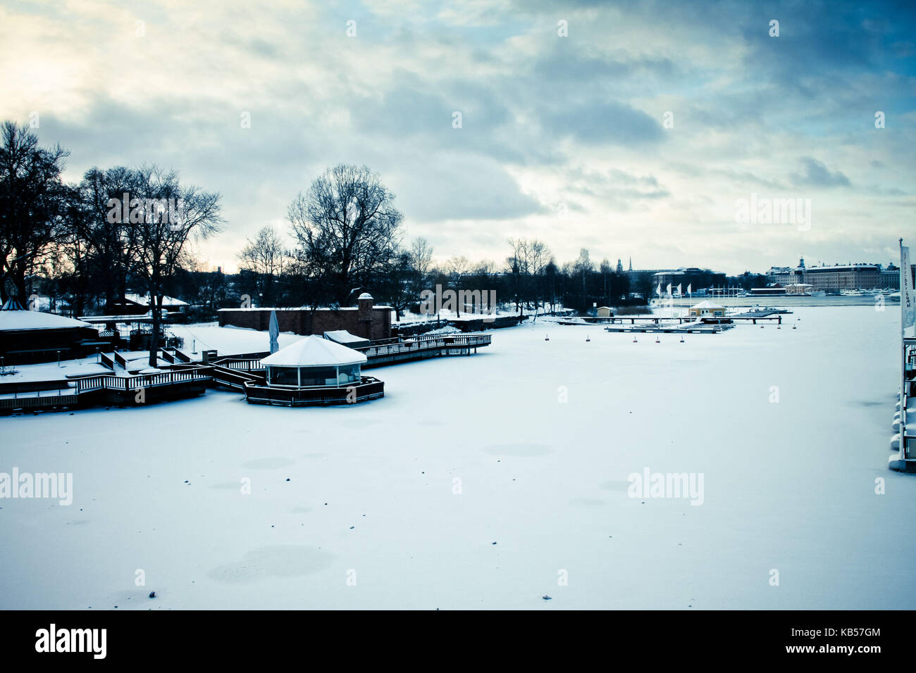 Town view in winter, Stockholm, Sweden, Scandinavia Stock Photo - Alamy