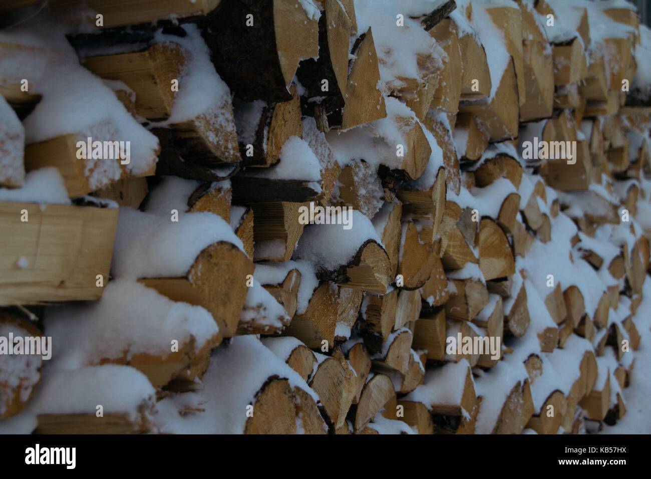 Wood for winter hi-res stock photography and images - Alamy