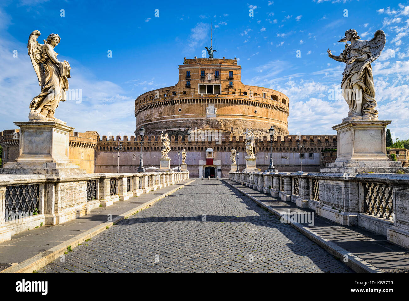 Saint Angel Castle in Rome, Italy Stock Photo - Alamy