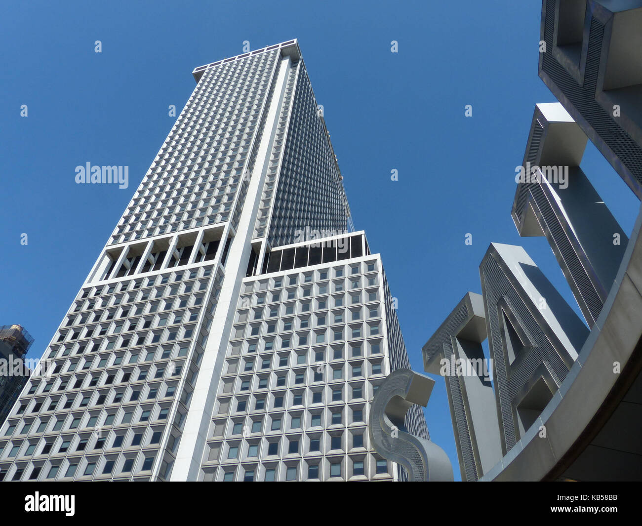 Staten Island Ferry Terminal, aka South Ferry, with office tower on ...