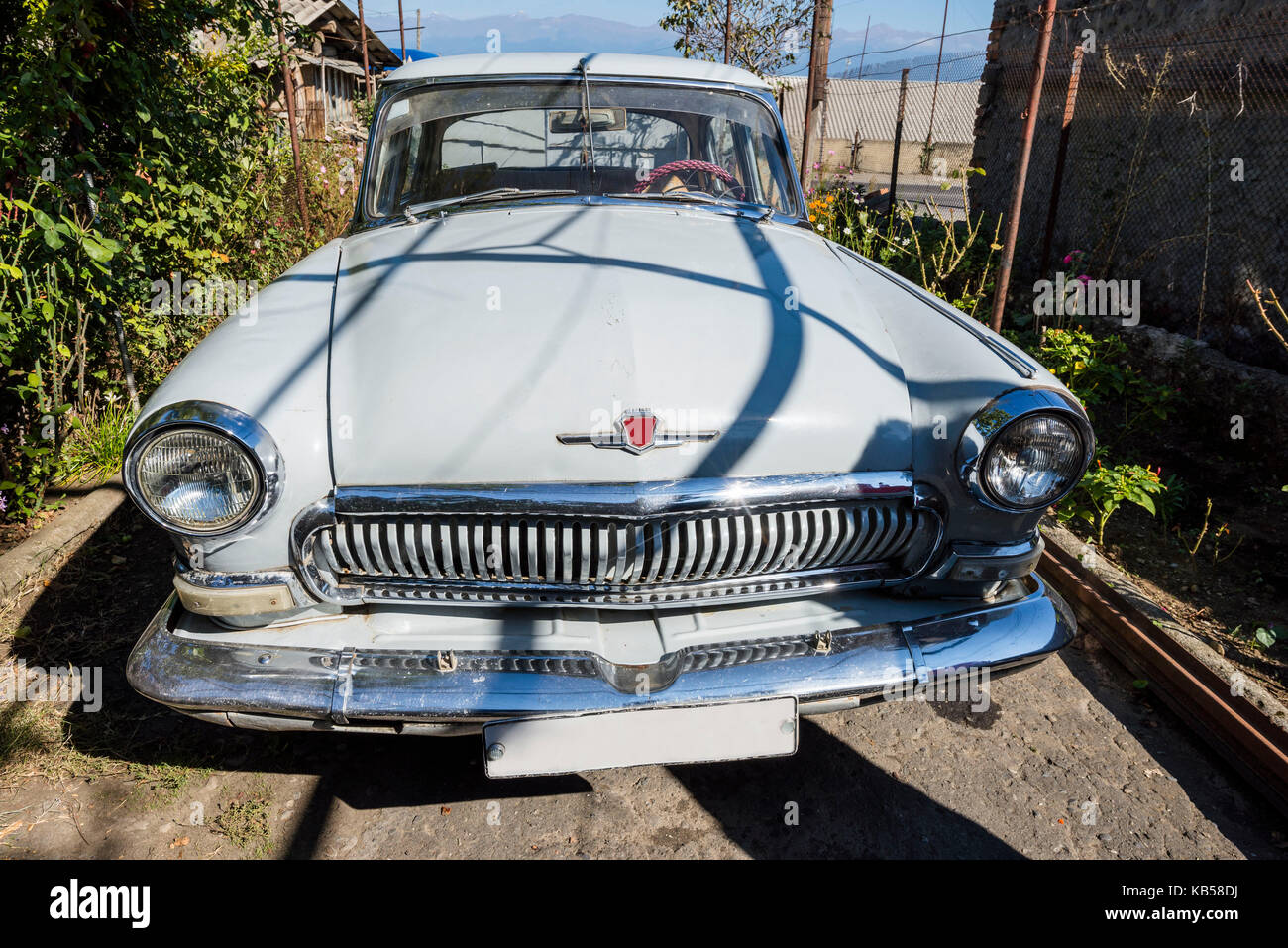 Soviet Union car, original, old, aged, car, proud, glory, working ...