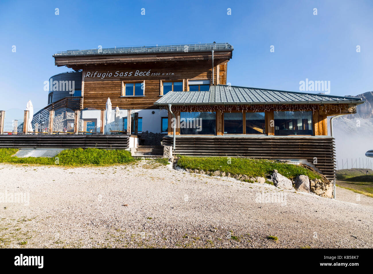 Europe, Italy, Alps, Dolomites, Mountains, Trento, Rifugio Sass Becè ...