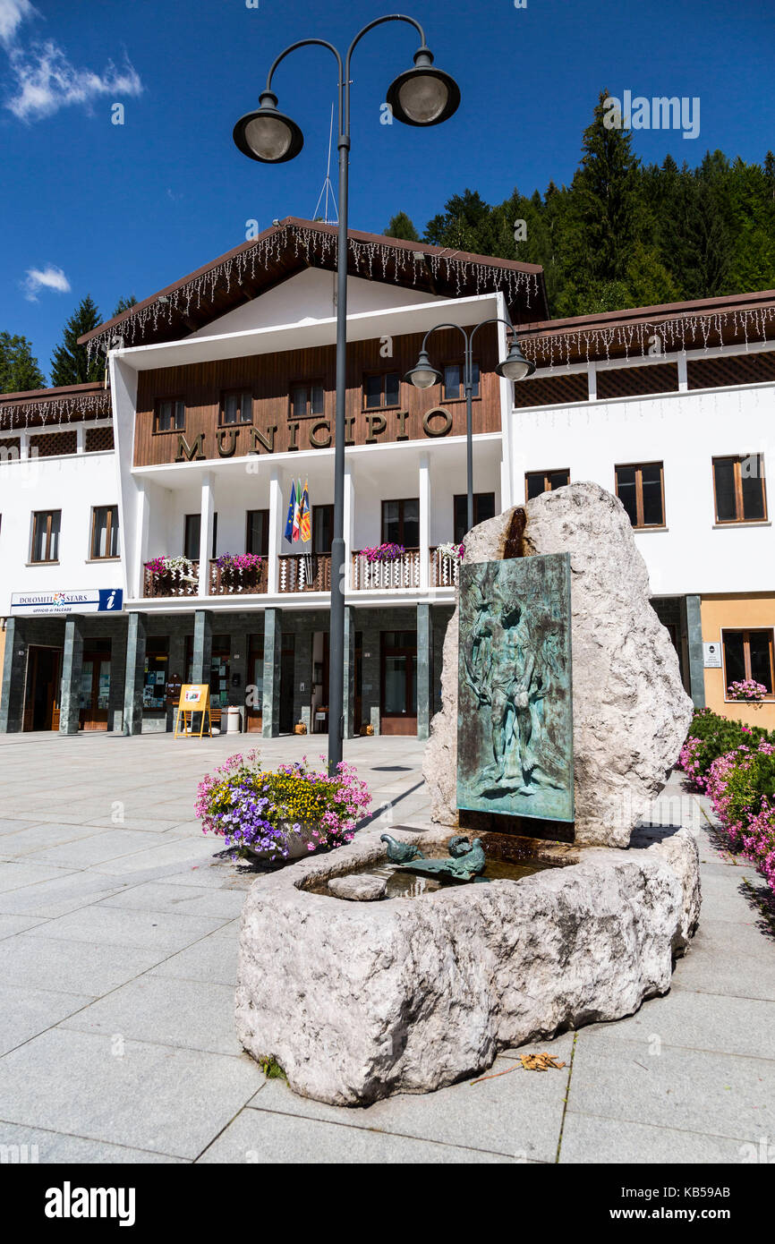 Europe, Italy, Alps, Dolomites, Mountains, Veneto, Belluno, Falcade ...