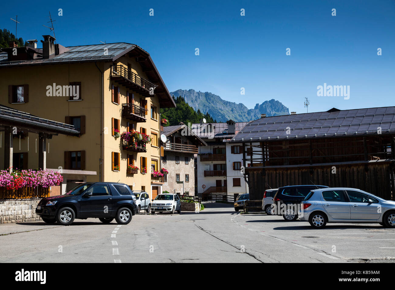 Europe, Italy, Alps, Dolomites, Mountains, Veneto, Belluno, Falcade ...