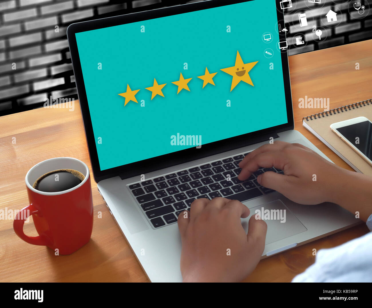 pressing smiley face emoticon The Customer Service Target Business ...