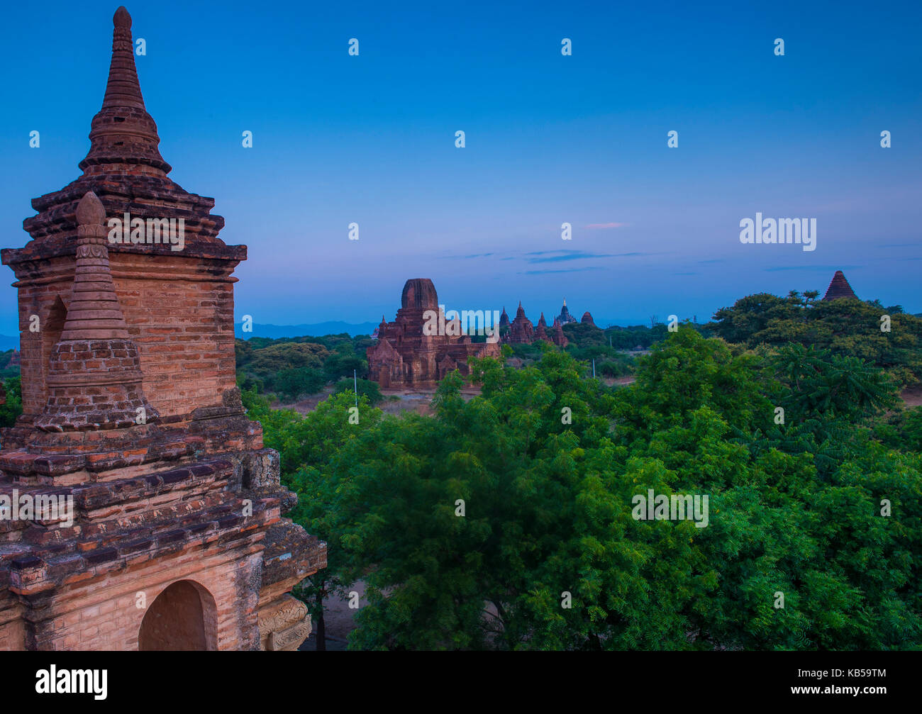 The Temples of bagan in Myanmar Stock Photo - Alamy