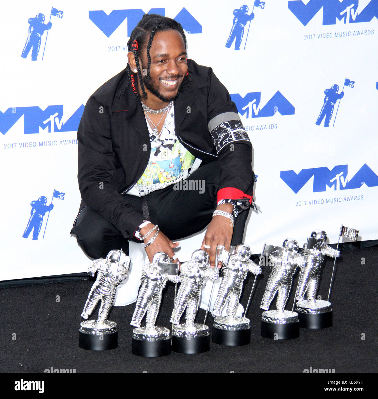 MTV Video Music Awards (VMA) 2017 Press Room held at the Forum in ...