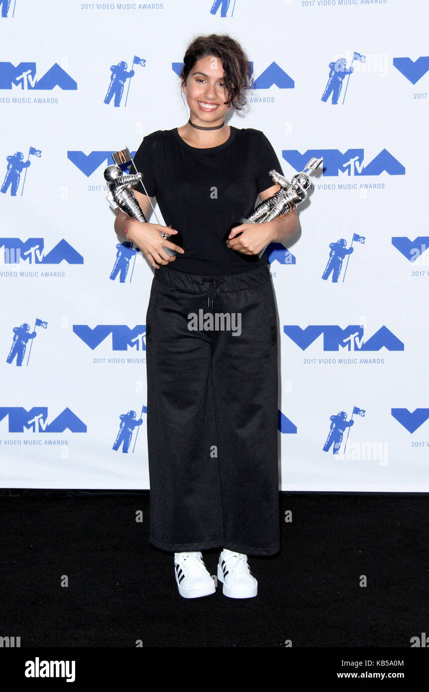 MTV Video Music Awards (VMA) 2017 Press Room held at the Forum in ...