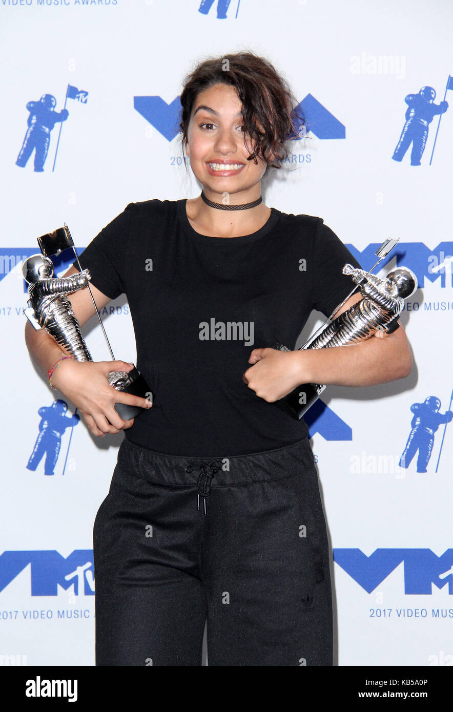 MTV Video Music Awards (VMA) 2017 Press Room held at the Forum in ...