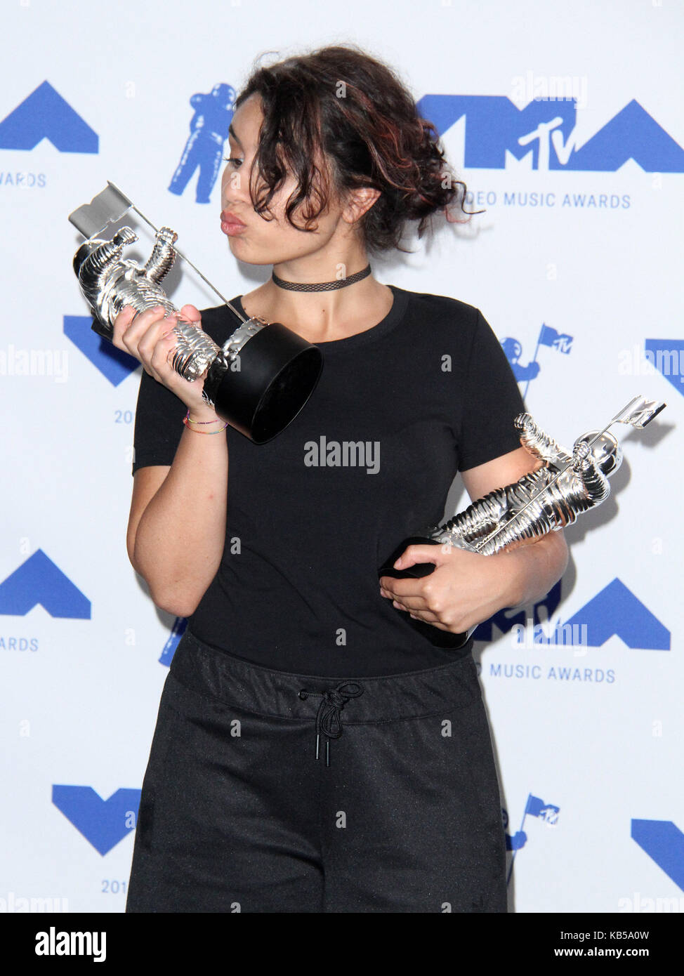 MTV Video Music Awards (VMA) 2017 Press Room held at the Forum in ...