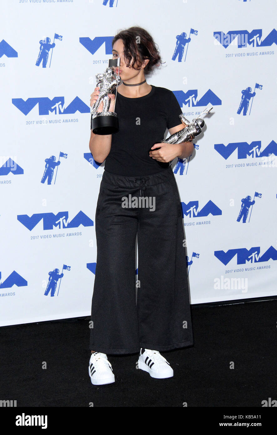 MTV Video Music Awards (VMA) 2017 Press Room held at the Forum in ...