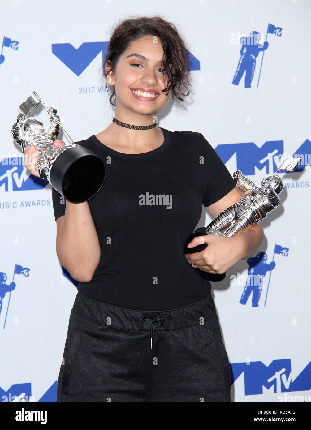 MTV Video Music Awards (VMA) 2017 Press Room held at the Forum in ...