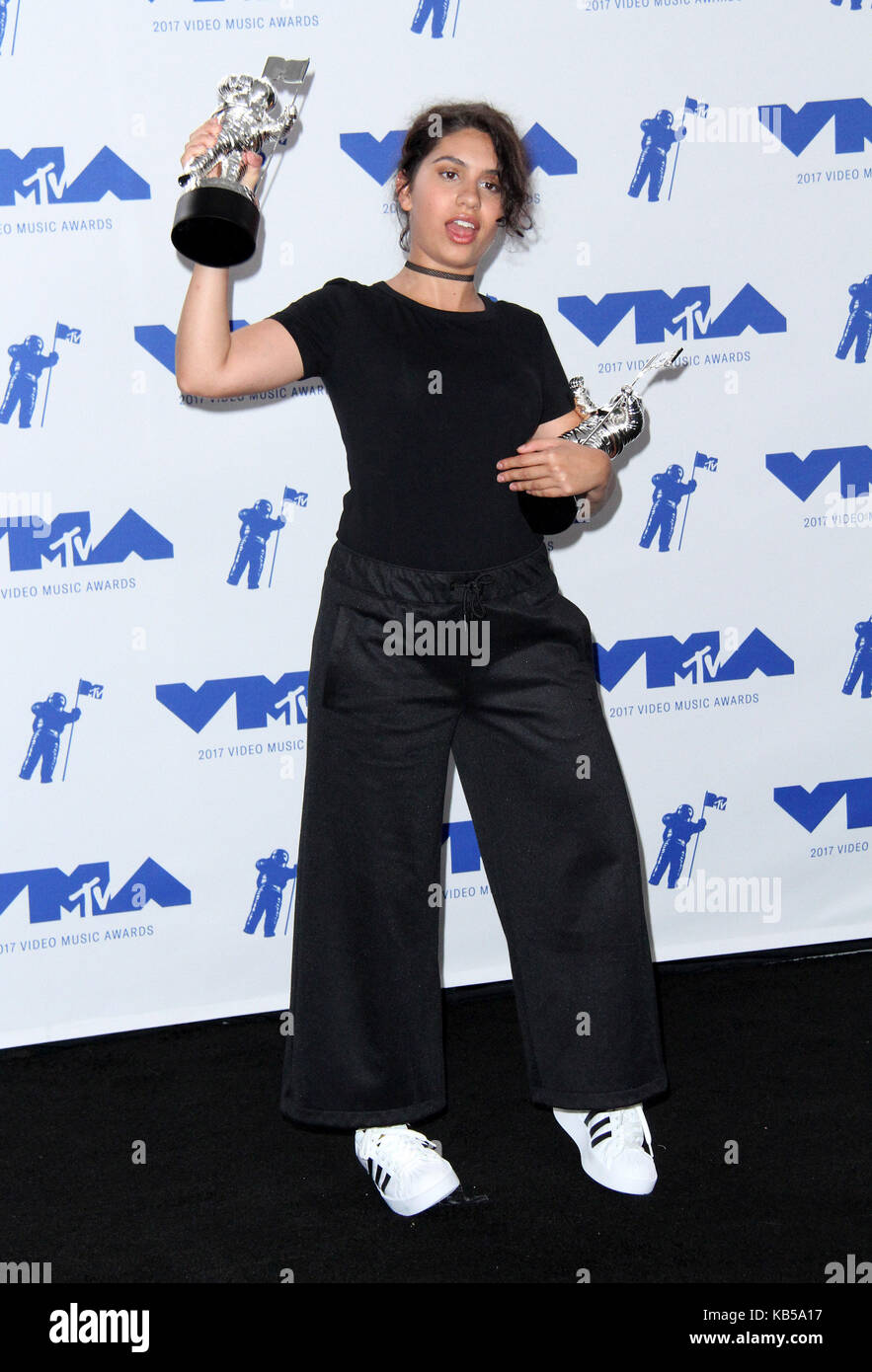 MTV Video Music Awards (VMA) 2017 Press Room held at the Forum in ...