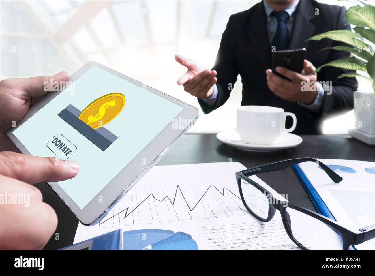 DONATE NOW Give Help Donation Support Provide health care Stock Photo ...