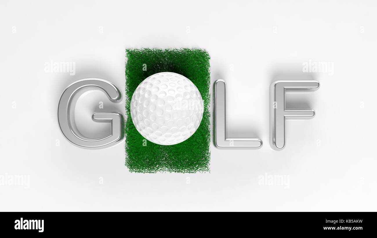 Golf course text fairway flag green hi-res stock photography and images ...