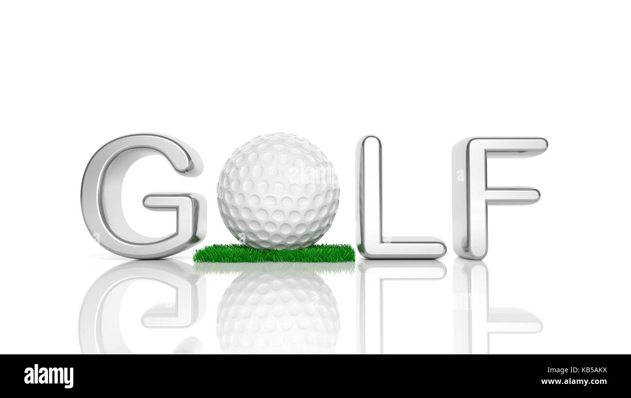 Golf course text fairway flag green hi-res stock photography and images ...