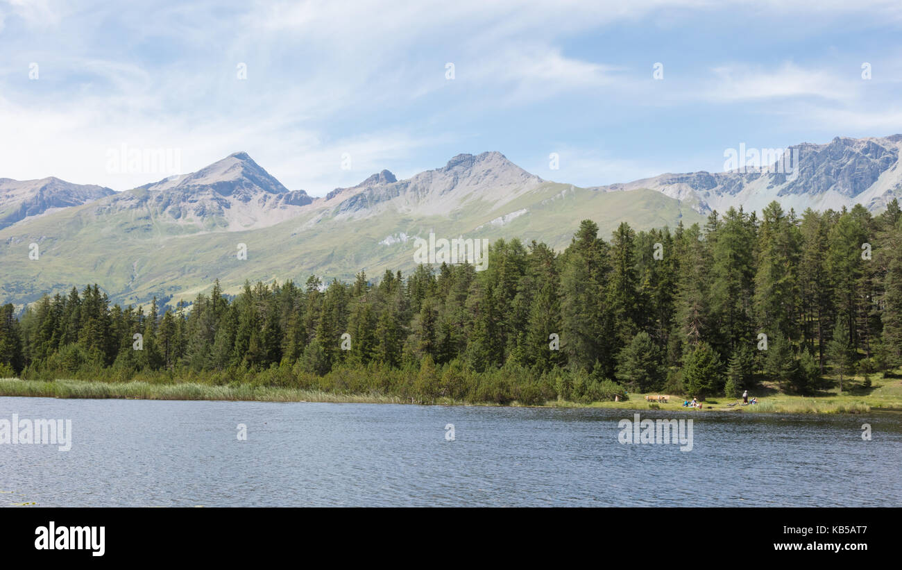 View of beautiful landscape in the Alps - Austria Stock Photo - Alamy