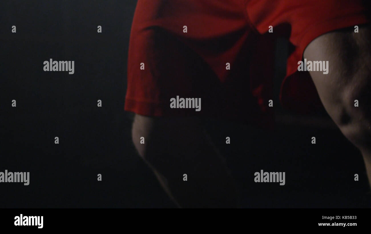 Boxer doing exercises legs hi-res stock photography and images - Alamy