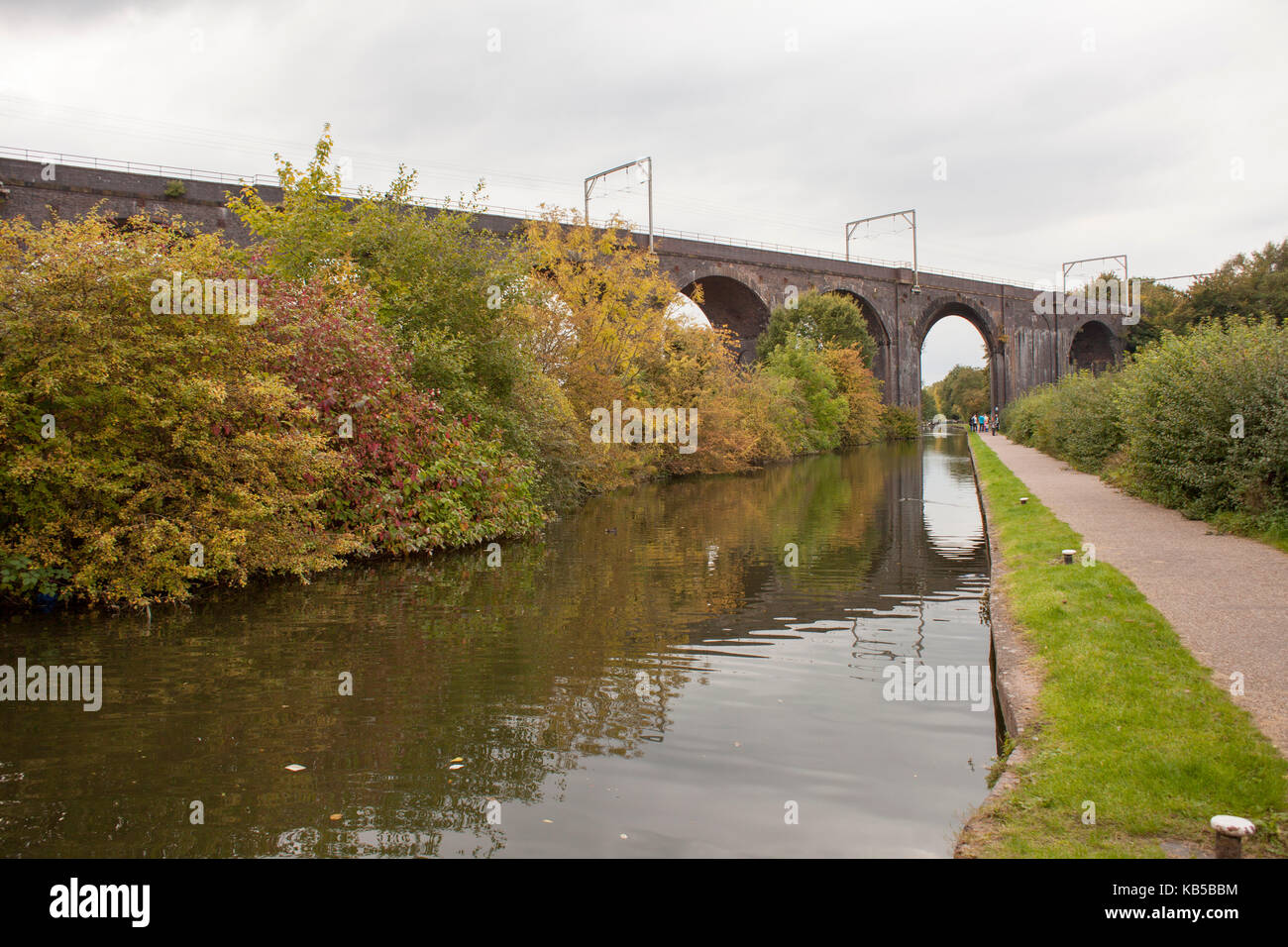Old train bridge made of red bricks masonry Stock Photo - Alamy