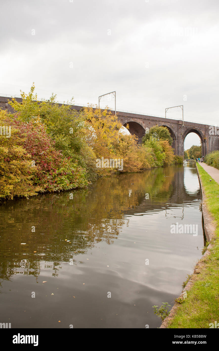 Old train bridge made of red bricks masonry Stock Photo - Alamy