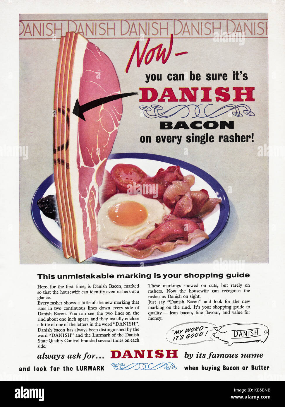 Bacon advertising hi-res stock photography and images - Alamy