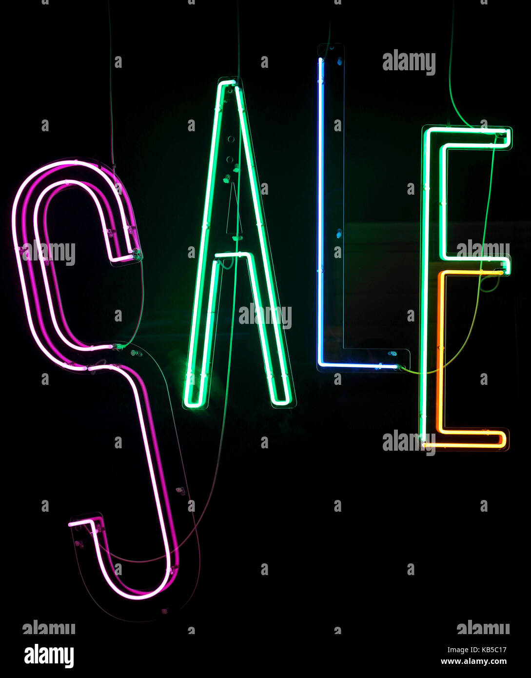 Multi colored neon lights hi-res stock photography and images - Alamy