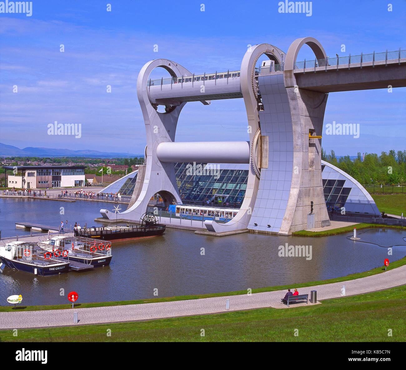 Falkirk Wheel, Falkirk, West Lothian Stock Photo - Alamy