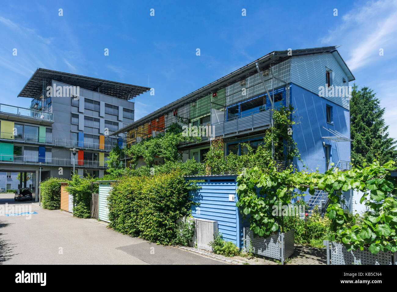 solar community, Vauban, Freiburg, Baden-Wuerttemberg, Germany, Europe ...