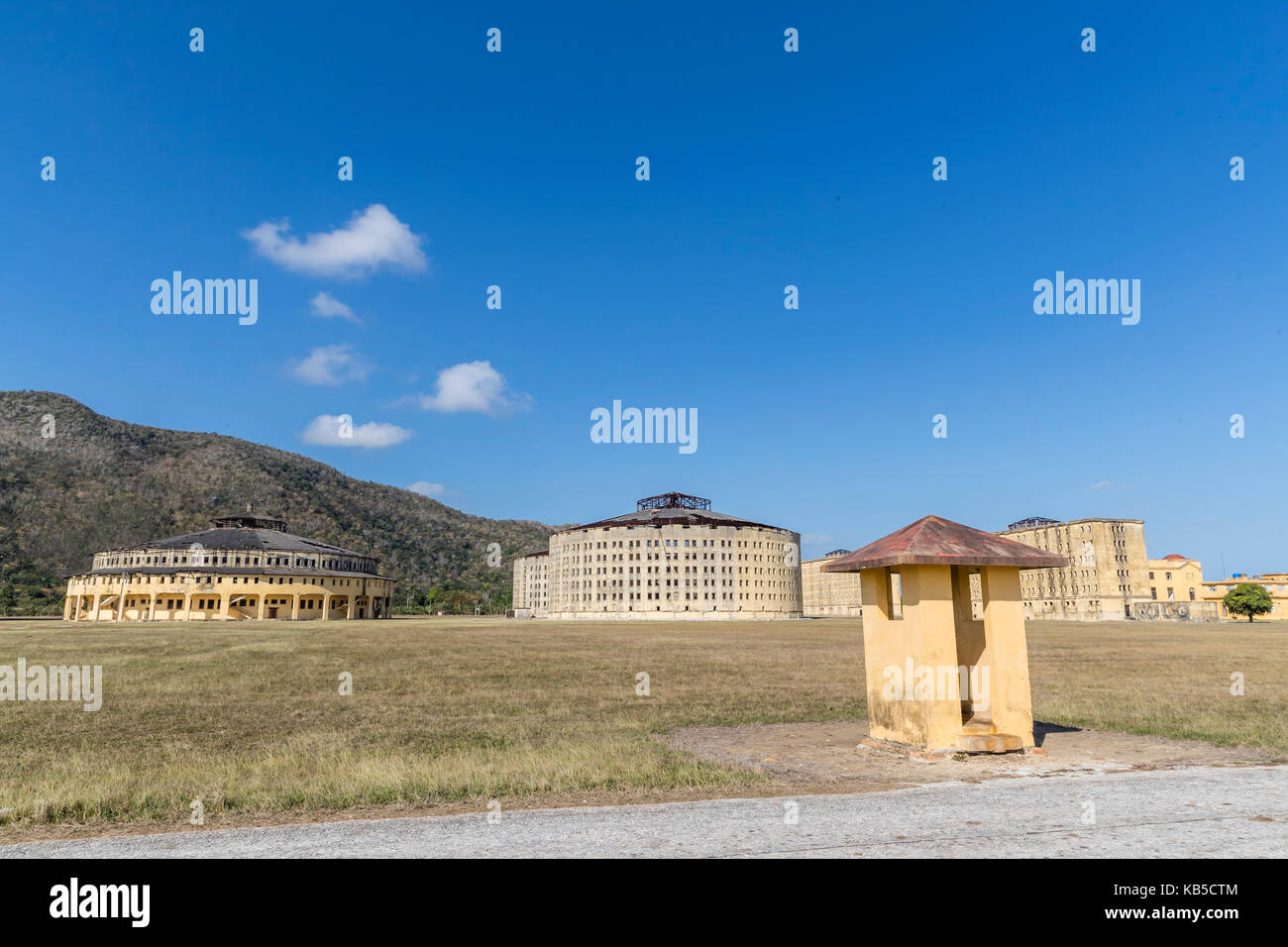 Exterior view of the Presidio Modelo (Model Prison), built in the late ...