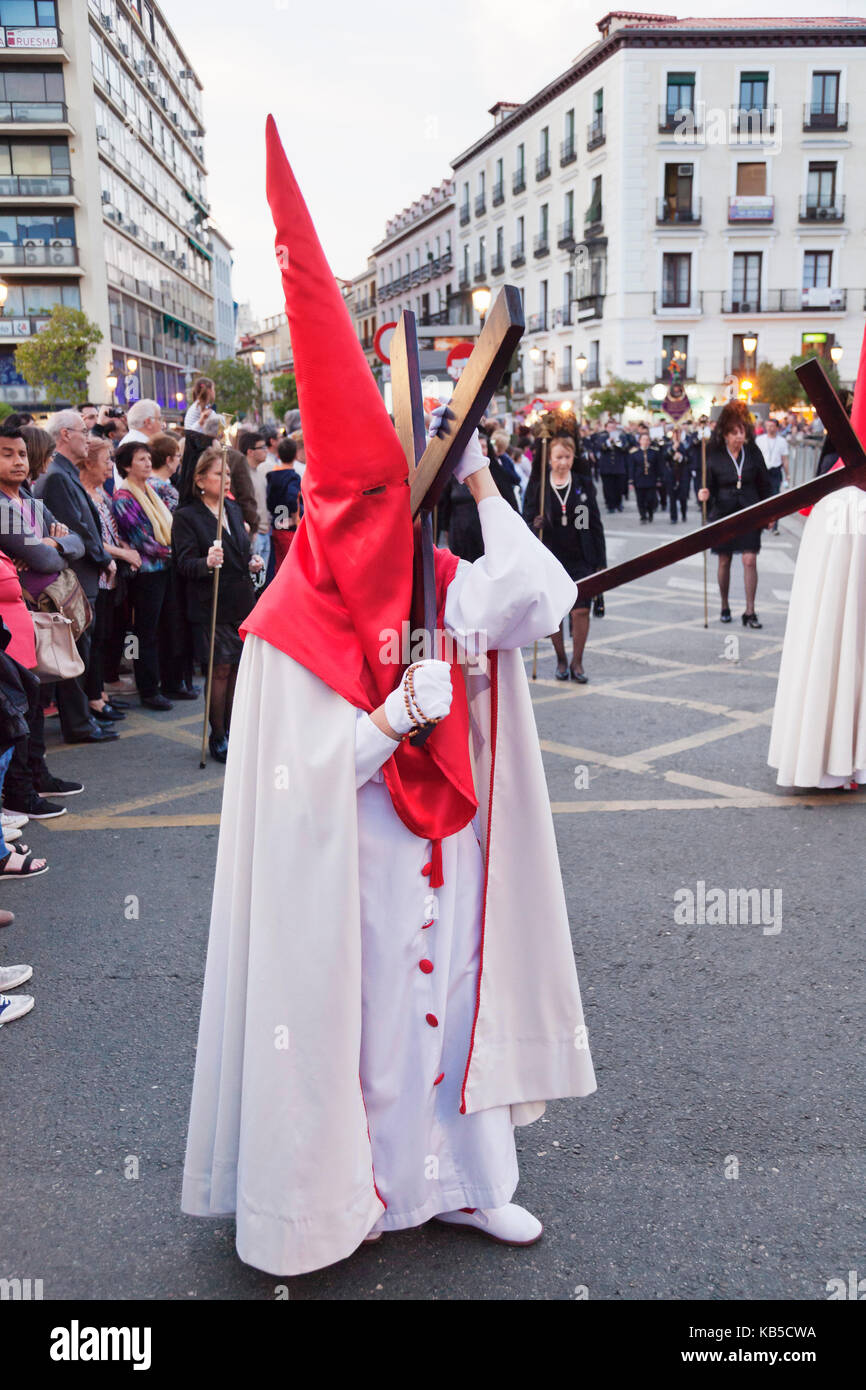 Easter procession, Semana Santa, Madrid, Spain, Europe Stock Photo - Alamy
