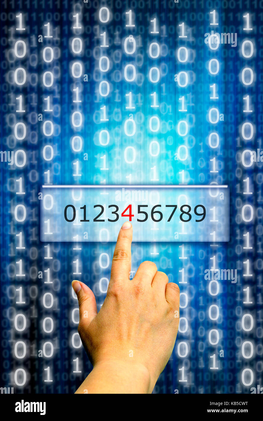 typing a password concept Stock Photo - Alamy