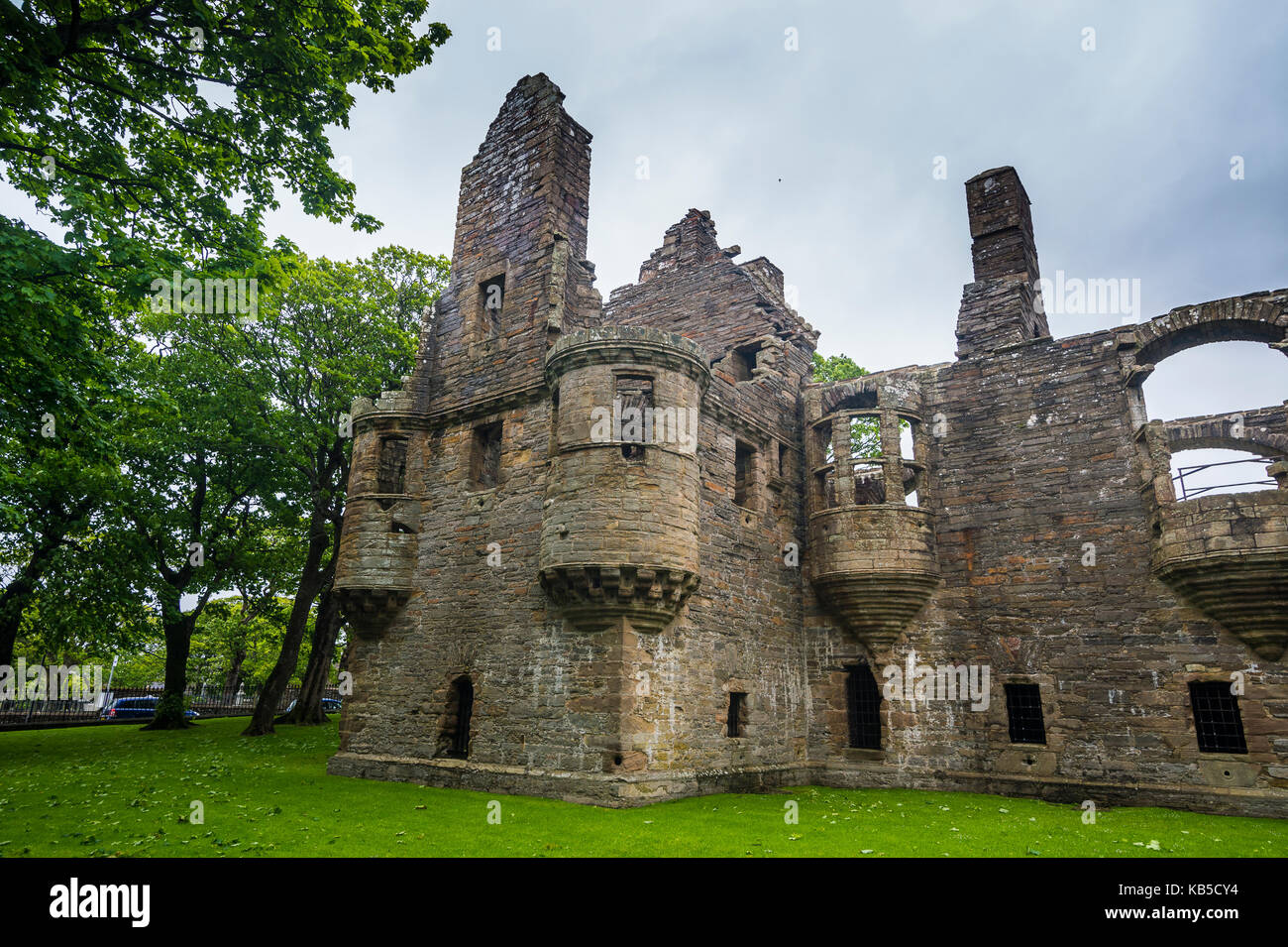 Bishop and Earls Palace of Kirkwall, Orkney Islands, Scotland, United ...