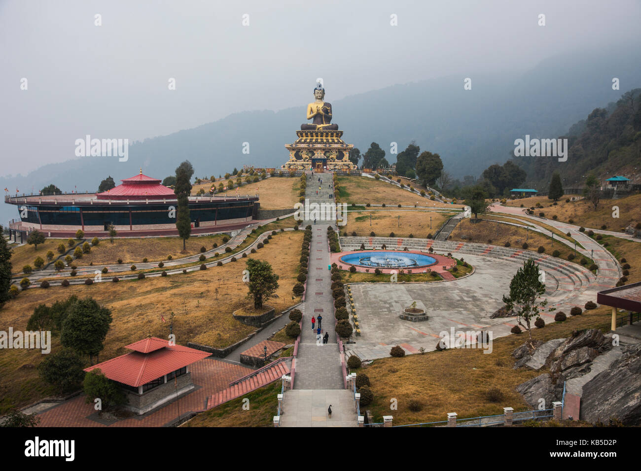 The Buddha Park of Ravangla (Tathagata Tsal) with 130-foot high statue ...