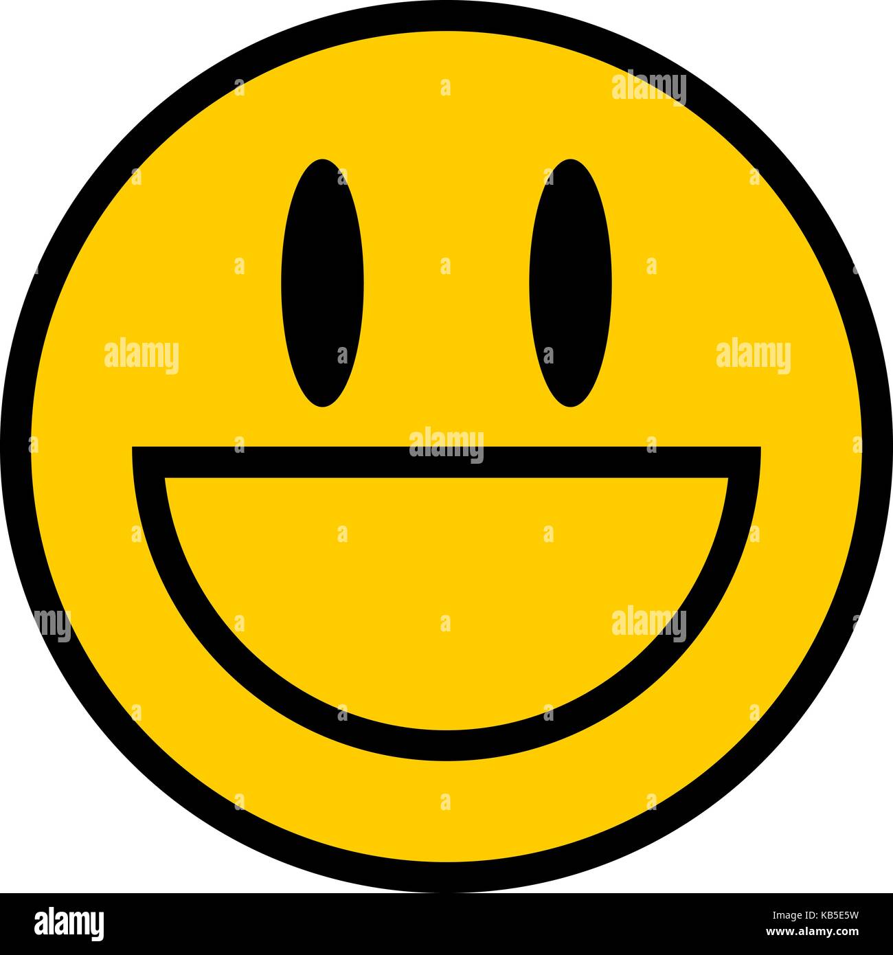 Use it in all your designs. Smiley happy smiling face emoticon icon in ...
