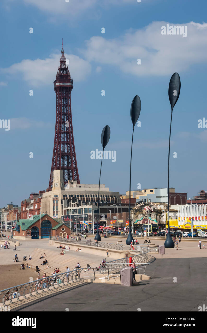 Blackpool Tower, Blackpool, Lancashire, England, United Kingdom, Europe ...
