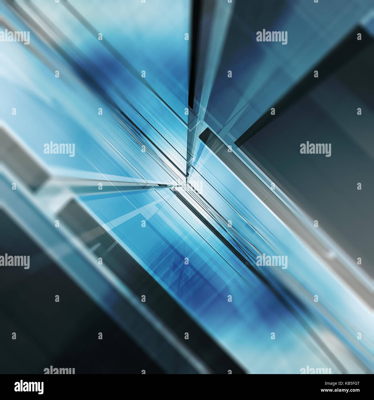Abstract 3d rendering scene Stock Photo - Alamy