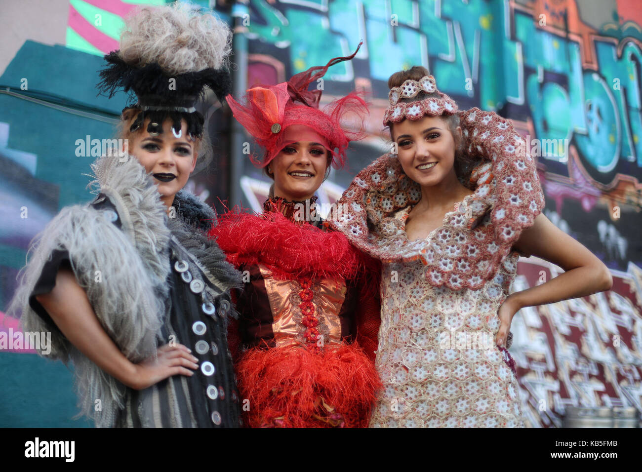 Last years finalists Emily McCabe, Laura Kirwan and Tina Geoghegan ...