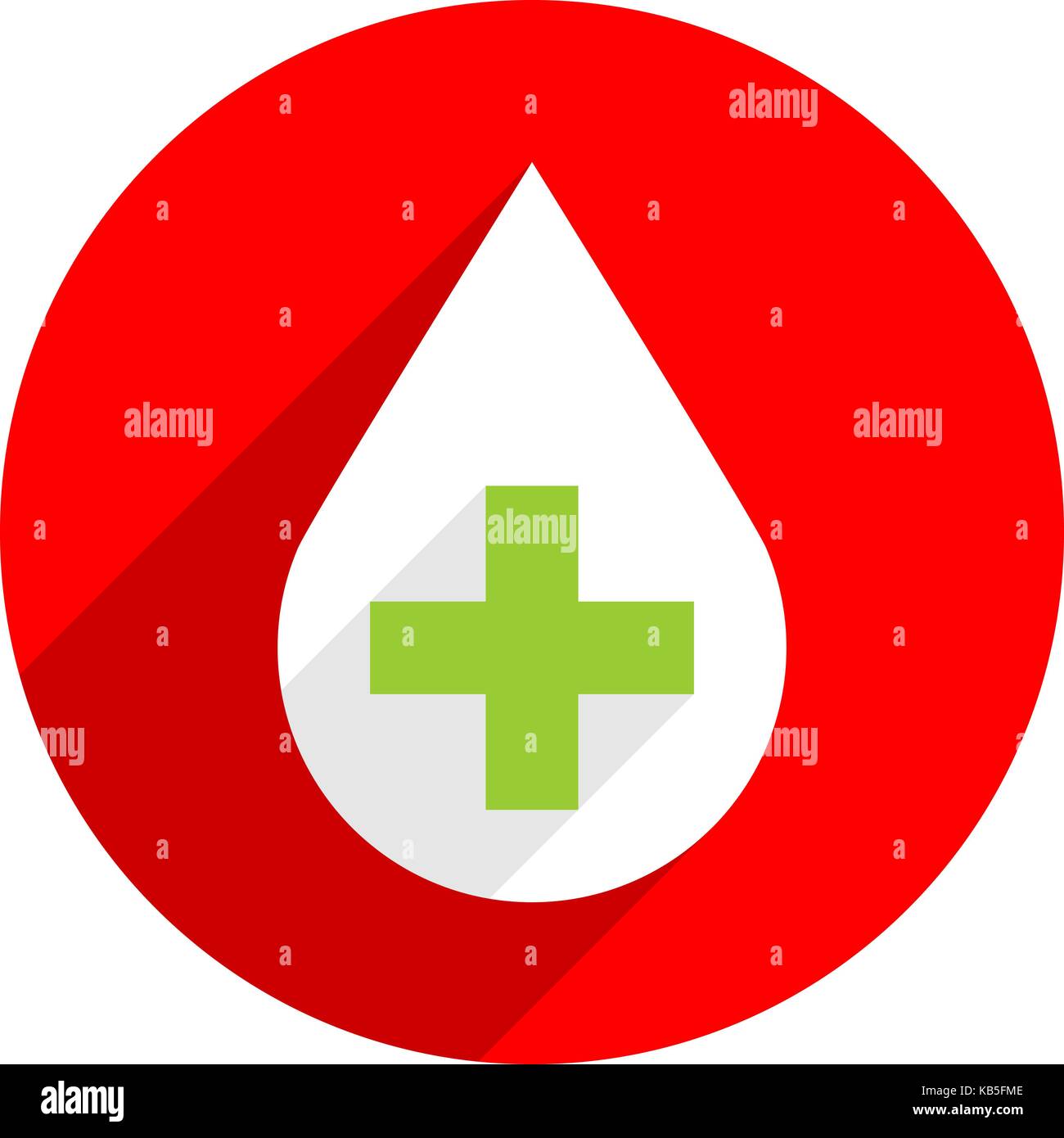 Vector symbol blood plus sign hi-res stock photography and images - Alamy