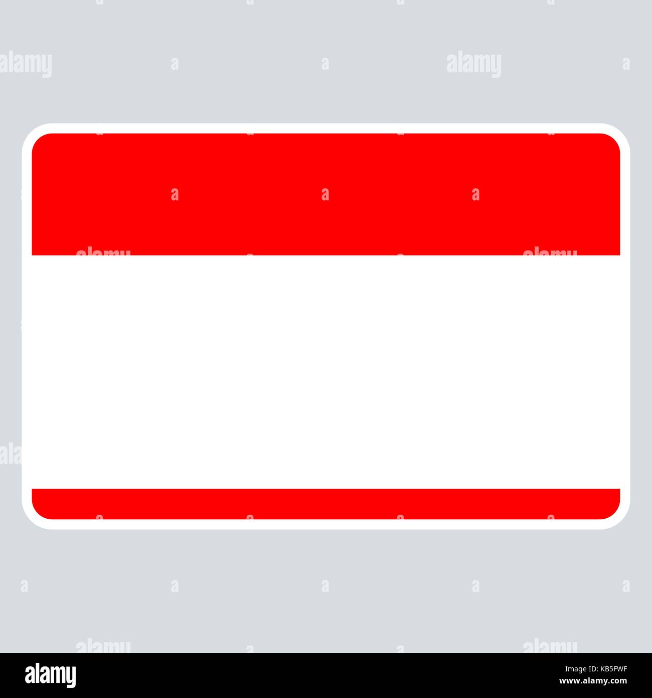 Use it in all your designs. Red blank name tag sticker without text ...