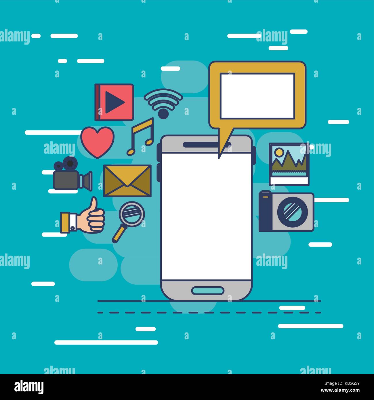 Tech Application Stock Vector Images - Alamy