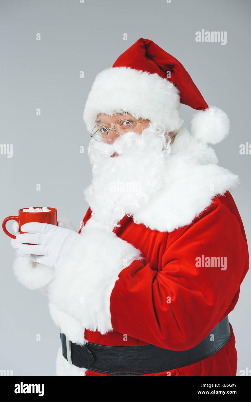 Santa drinking hi-res stock photography and images - Alamy