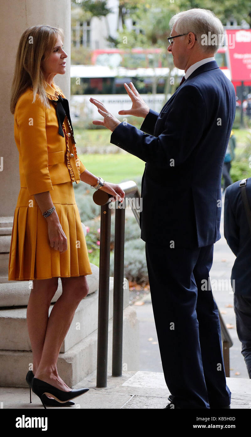 Lady Claudia Rothermere awaits the arrival of the Duke of Cambridge ...