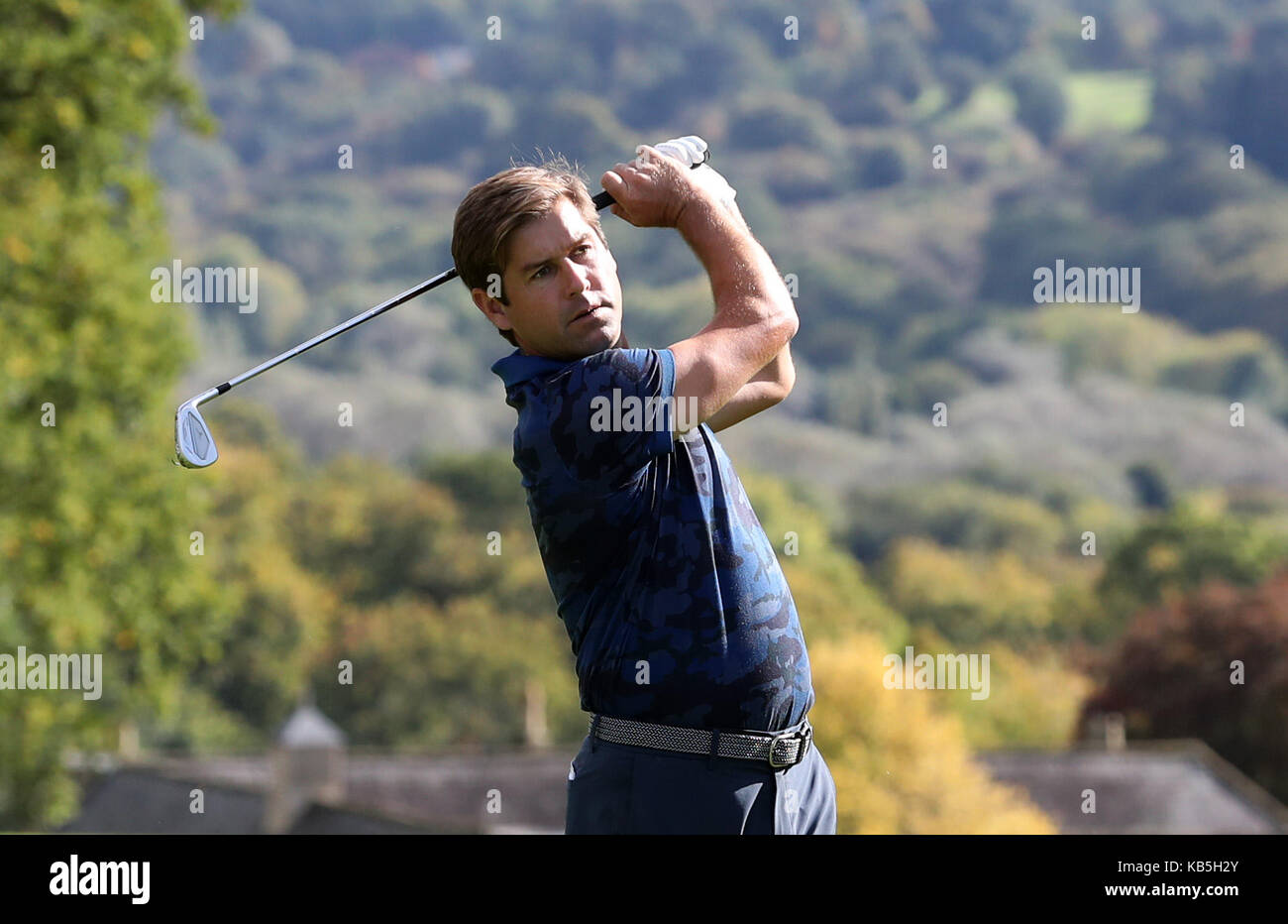 England's Robert Rock during day one of the British Masters at Close ...
